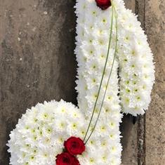 Music note - Funeral Flowers Newcastle-under-Lyme